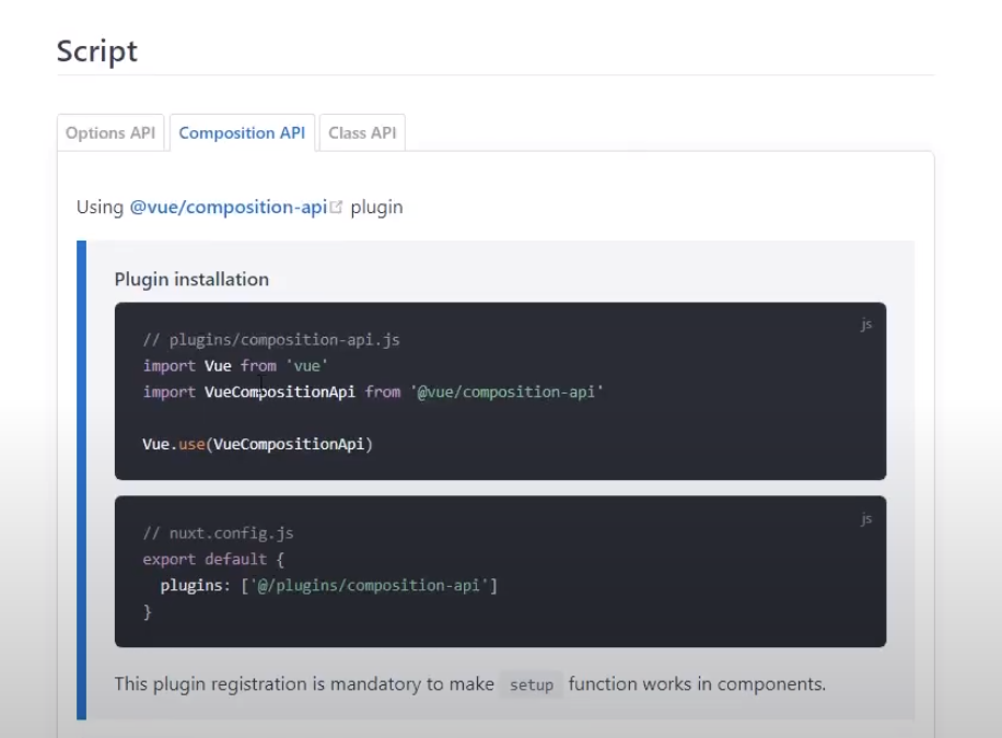 Issue On Documentation Site Components Page · Issue 495 · Nuxttypescript · Github