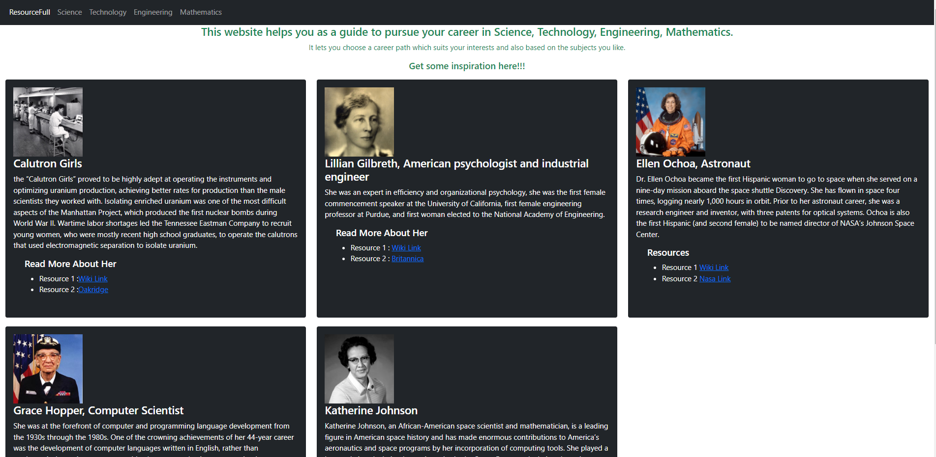 GitHub - manaswini1920/ResourceFull: Web application which acts as a guide for women who would ...