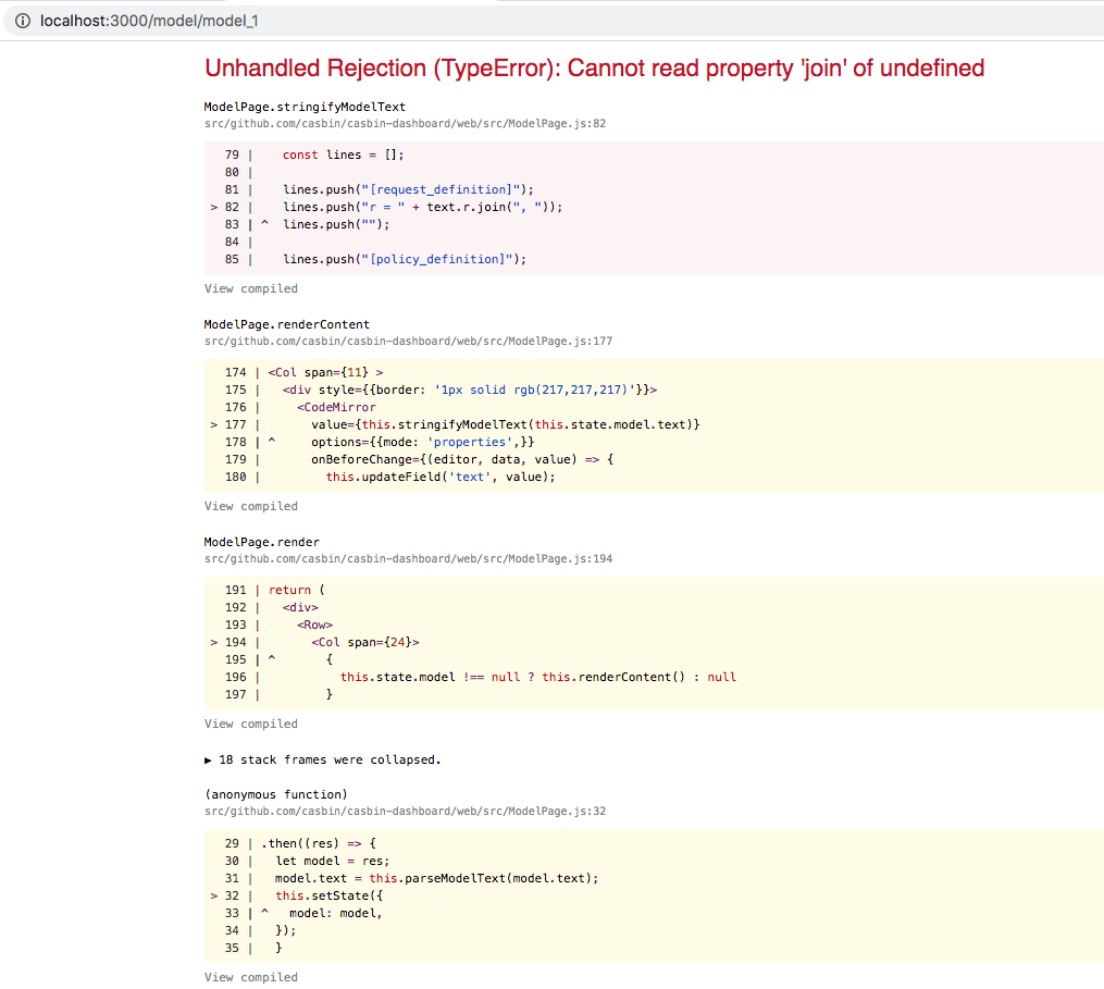 Attempt to run dashboard with Postgres - getting over newline issue · Issue #2 · casbin/casbin ...