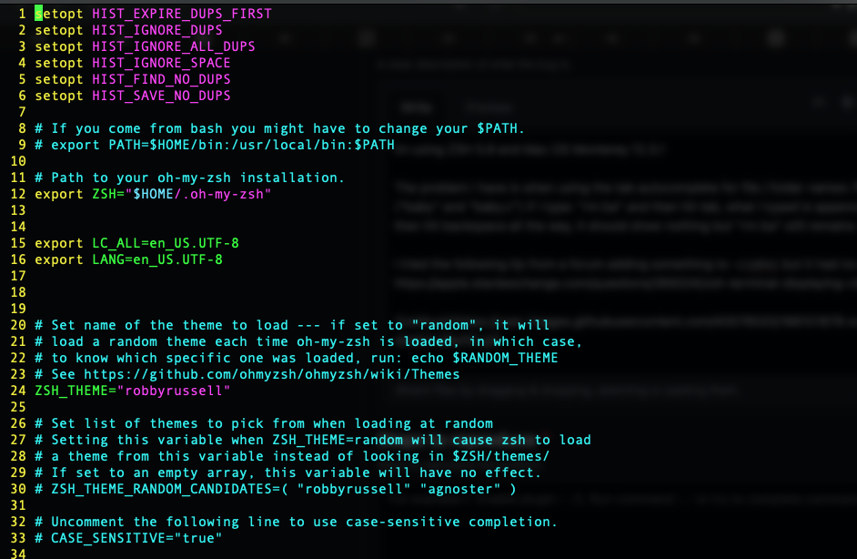 Weird Cursor And Text Behaviour When Tabbing Through Files In Directory · Issue 10905 · Ohmyzsh 