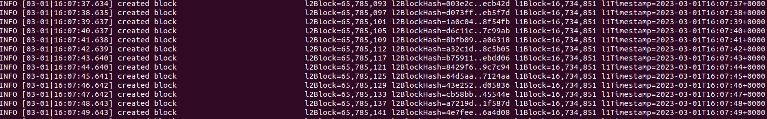 Receiving new block headers in batches on a 1 seconds interval · Issue #1512 · OffchainLabs ...