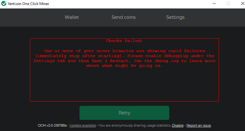 Help Please Fix the Issue .....No or more binaries are showing rapid failure (immediately ...