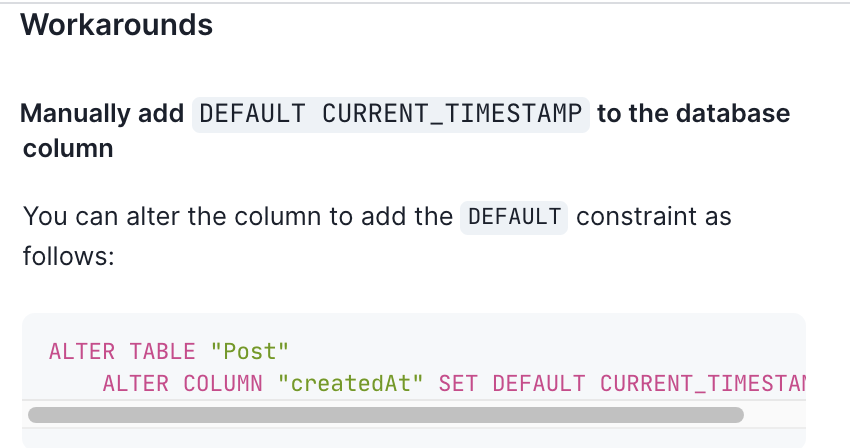 Bug Report Sql Statement Is Not Mysql Even Though Mysql Is Selected