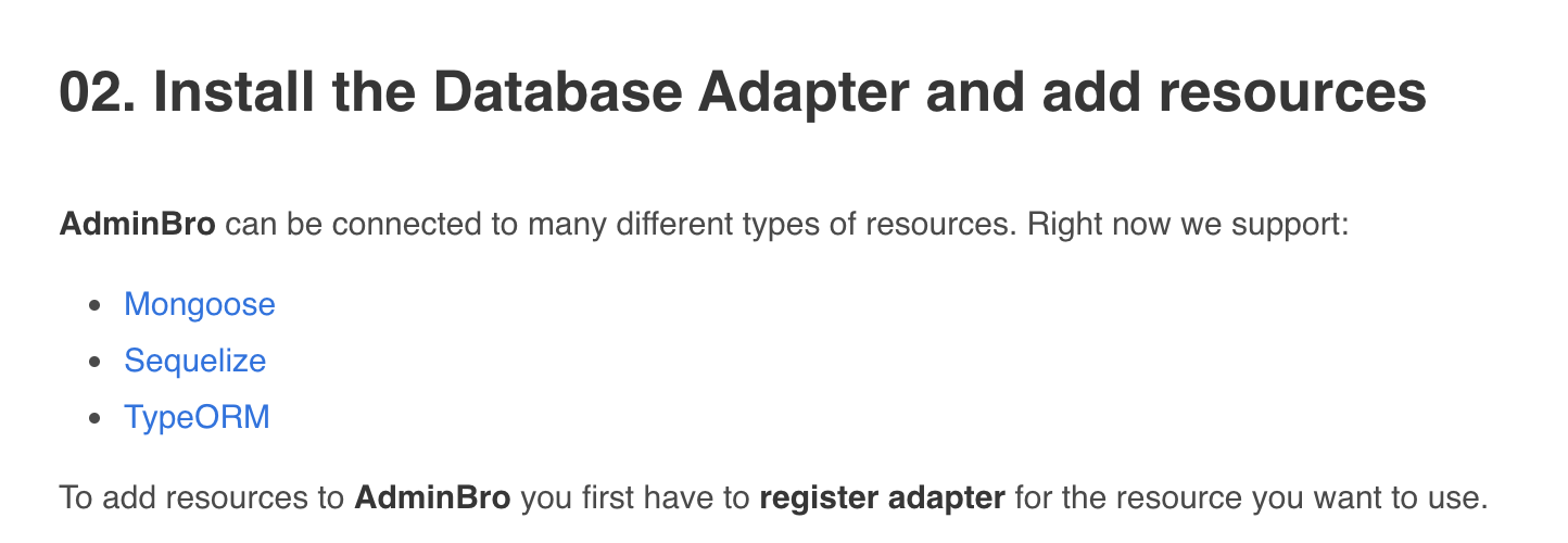 Support Prisma ORM · Issue #928 · SoftwareBrothers/adminjs · GitHub