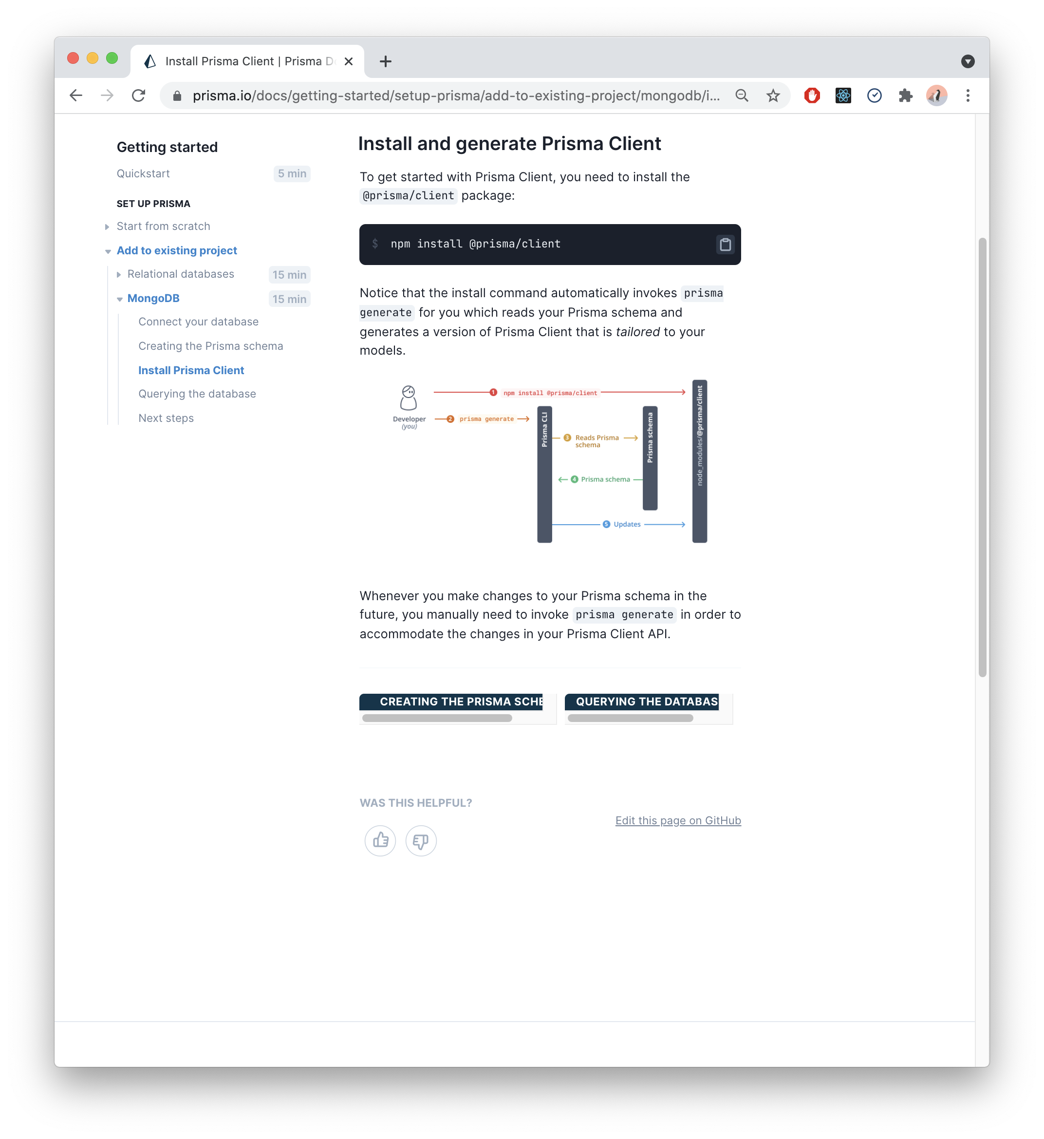 Previous and next buttons are rendered with scrollbar · Issue #2389 · prisma/docs · GitHub