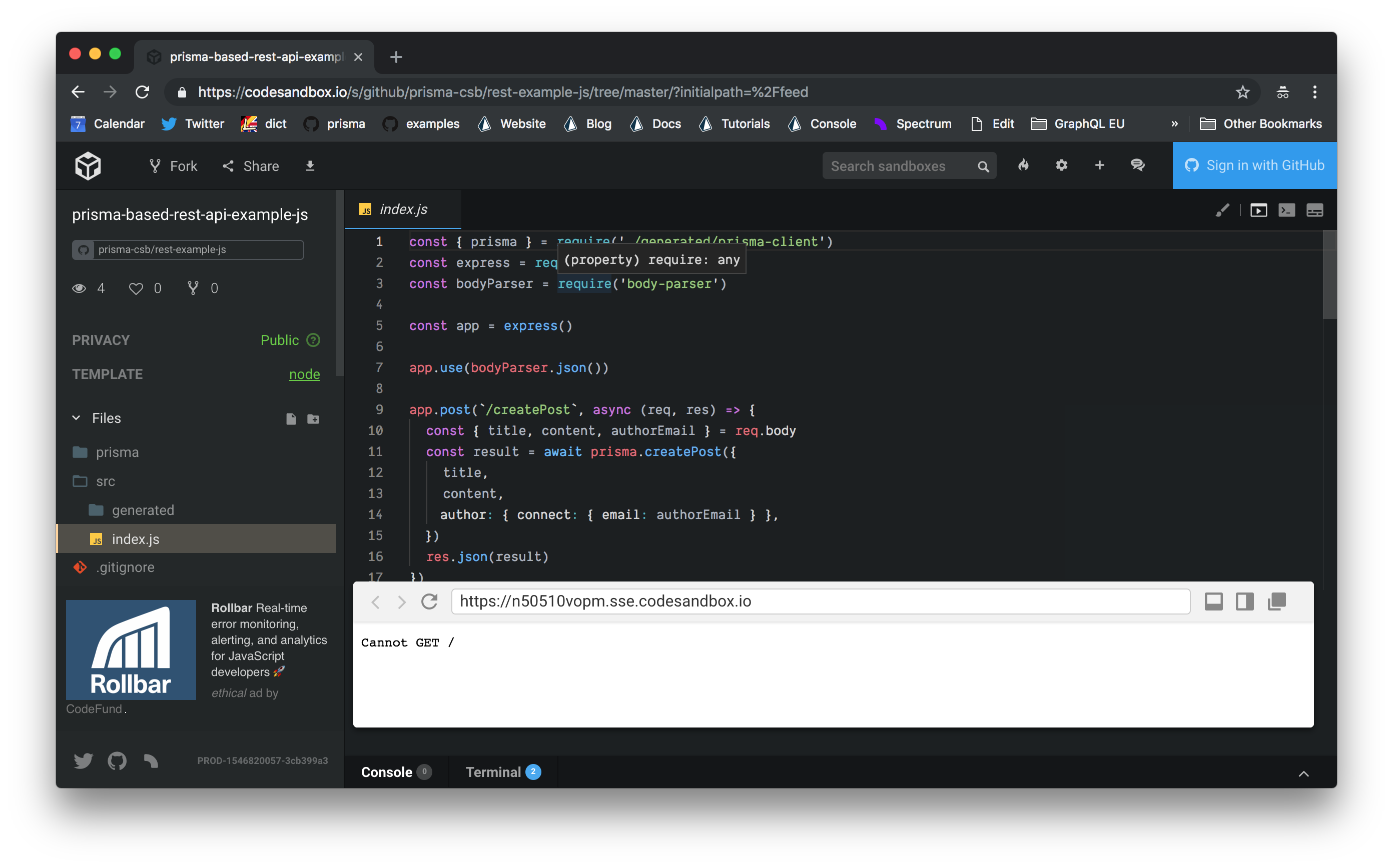 Adding initialpath to sharing URL doesn't have any effect · Issue #1434 · codesandbox ...