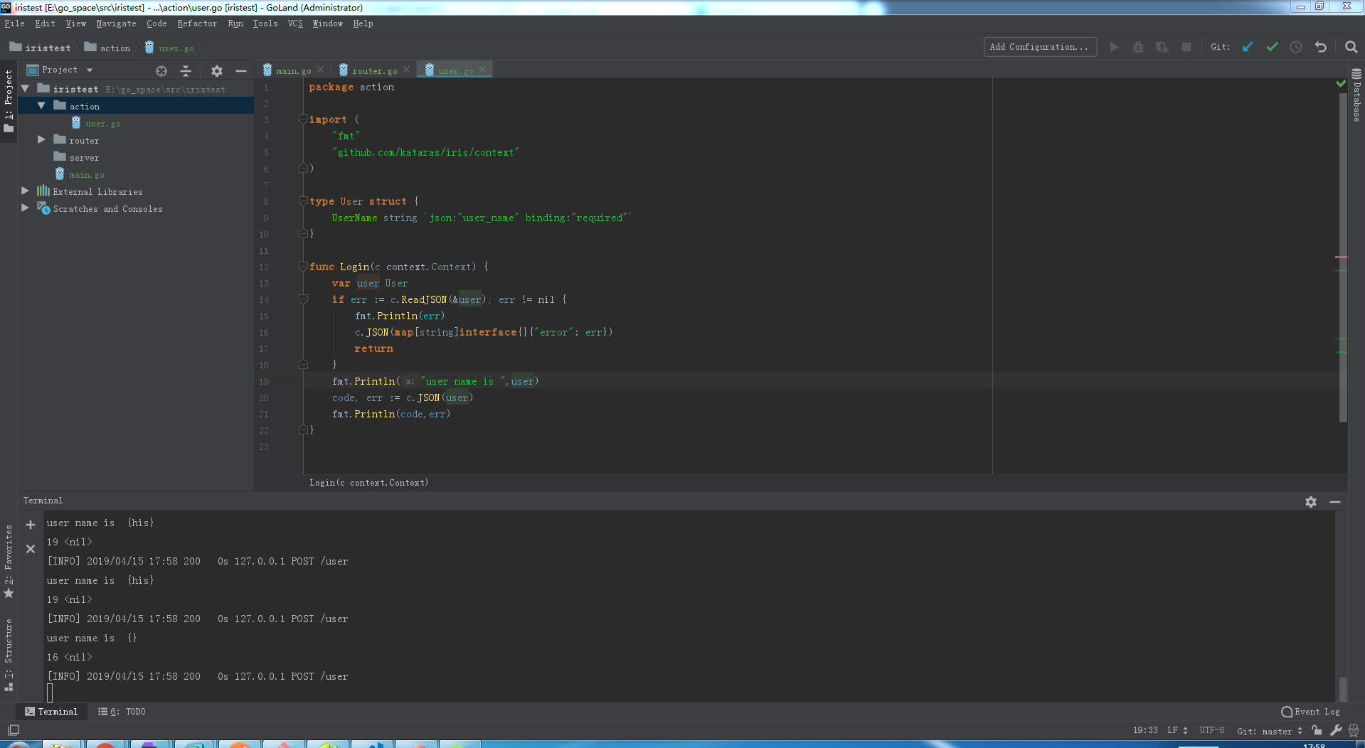 json binding required fail · Issue #1243 · kataras/iris · GitHub