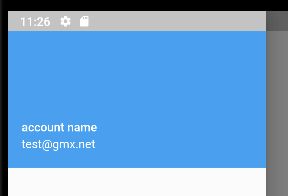 UserAccountsDrawerHeader has white on white text by default · Issue #7194 · flutter/flutter · GitHub