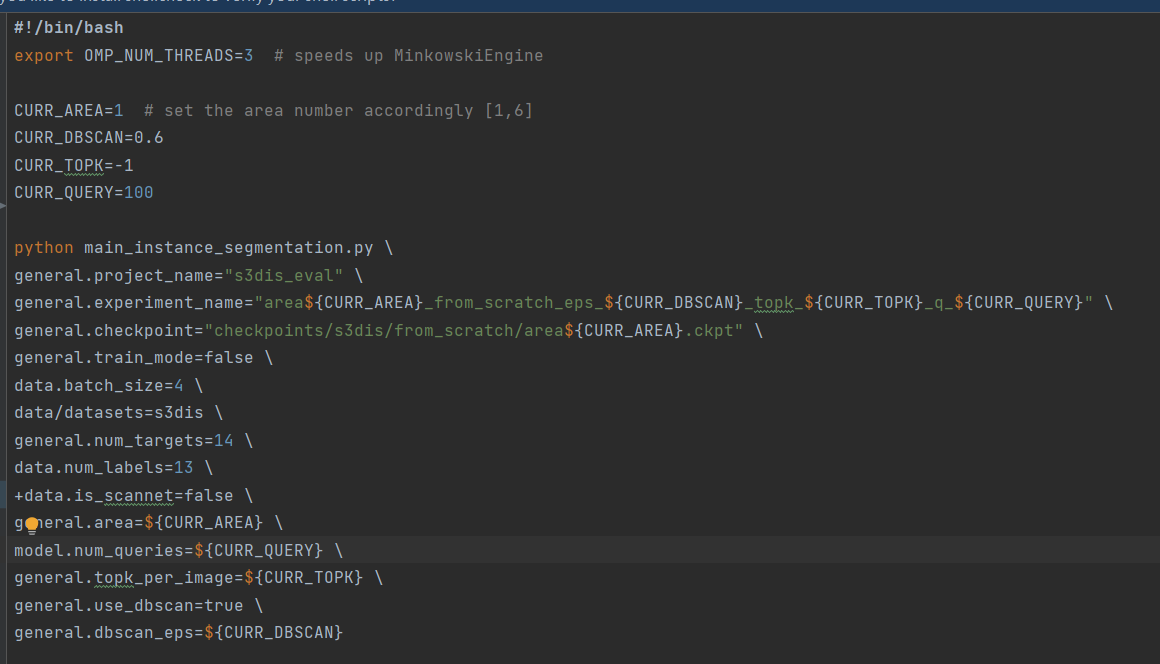 The performance of pretrained model on S3DIS (area1) · Issue #17 ...