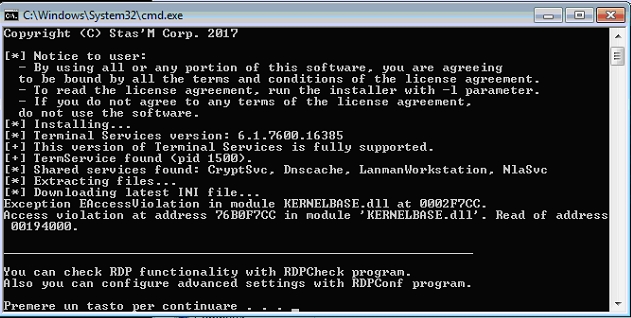 Installation crashes on win 7 (no SP1) · Issue #811 · stascorp/rdpwrap · GitHub