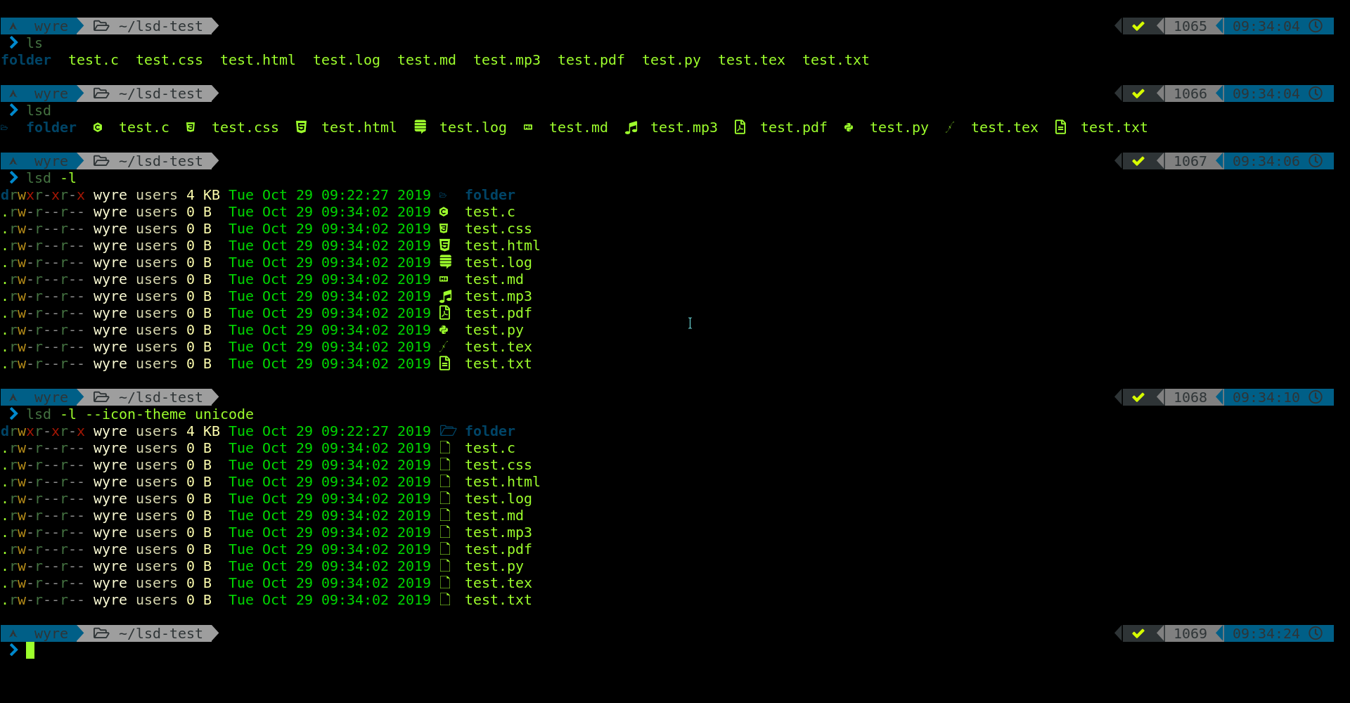 Folder icon size · Issue #292 · lsd-rs/lsd · GitHub
