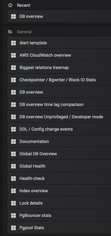 all dashboards not imported · Issue #344 · cybertec-postgresql/pgwatch2 · GitHub