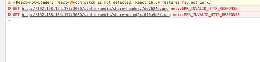 ERR_INVALID_HTTP_RESPONSE when accessing statically served files using an external IP · Issue ...