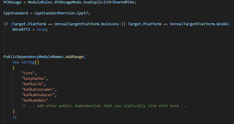 How can I include Easykafka in my own plugin? · Issue #5 · sha3sha3/UE-EasyKafka · GitHub