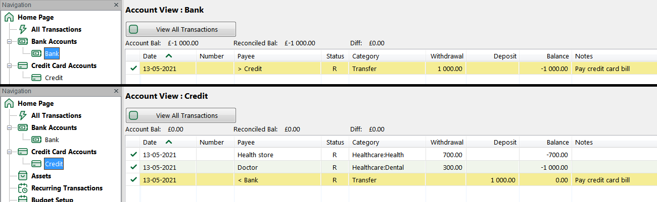 Credit card in reports · Issue #3436 · moneymanagerex/moneymanagerex ...