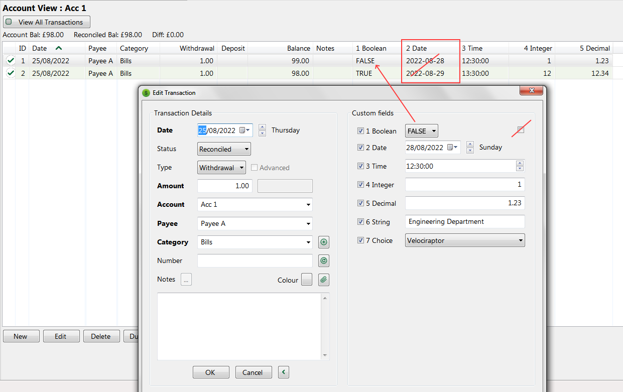 Boolean and Date custom field improvements · Issue #4987 · moneymanagerex/moneymanagerex · GitHub