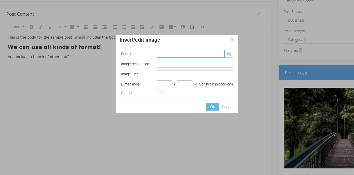 File manager/gallery with CKEditor and TinyMCE support. · Issue #1245 · thedevdojo/voyager · GitHub