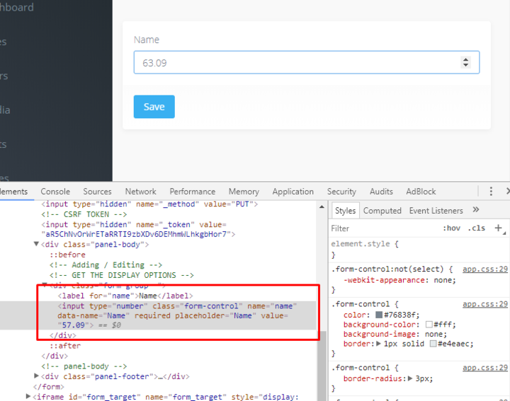 Make number field configurable in BREAD · Issue #1200 · thedevdojo/voyager · GitHub