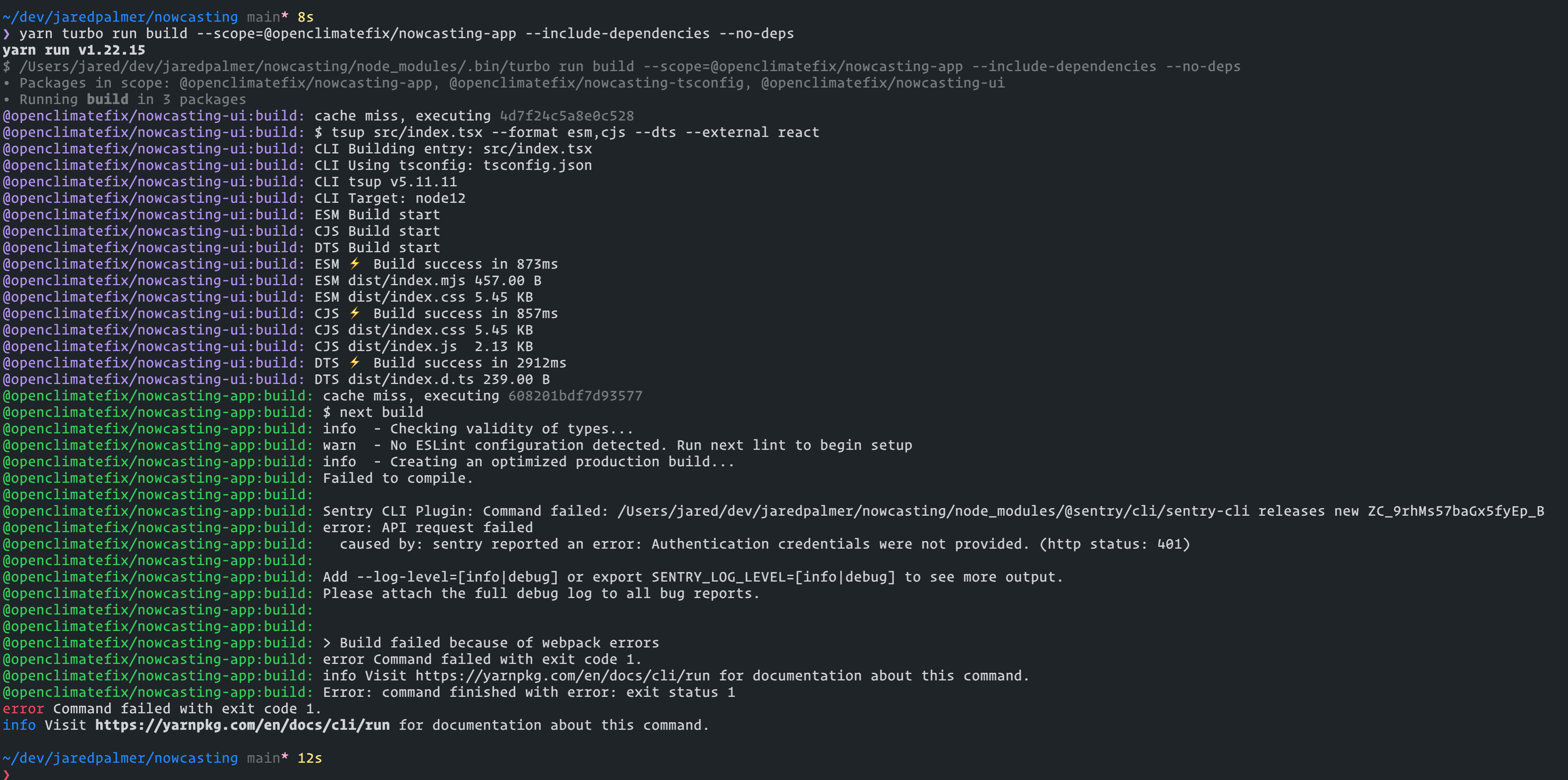 When cache is hit, app can't find the package · Issue #426 · vercel/turborepo · GitHub
