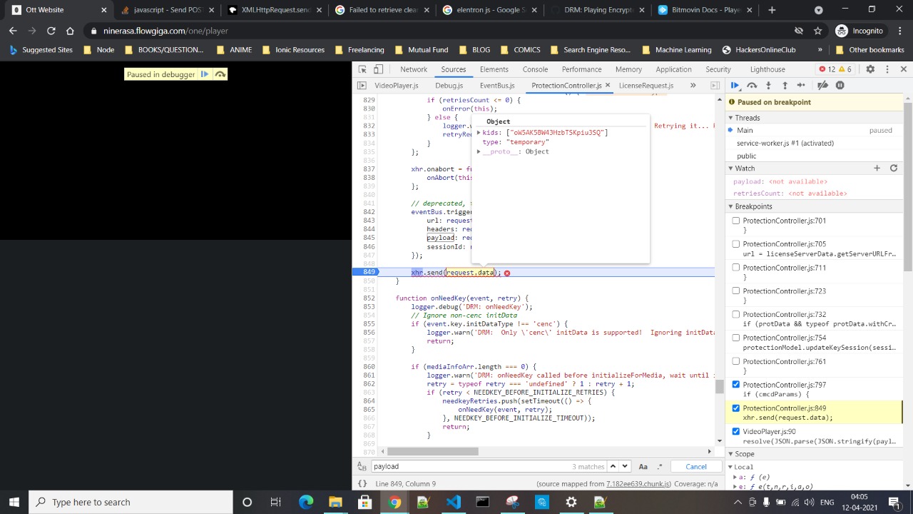Clear key serverURL getting [object Object]` in POST request body instead of key ids · Issue ...