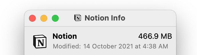 Question regarding app size · Issue #77 · notion-enhancer/notion-repackaged · GitHub