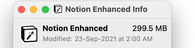 Question regarding app size · Issue #77 · notion-enhancer/notion-repackaged · GitHub