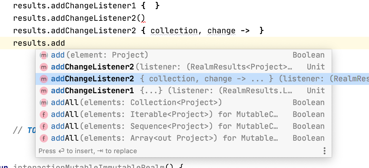 Design ChangeListener and Finegrained Notifications API · Issue #118 · realm/realm-kotlin · GitHub