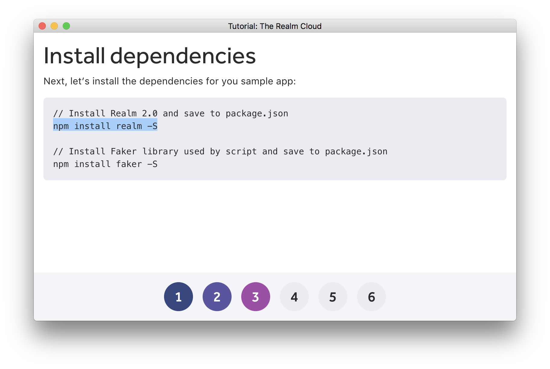 Tutorial: Install packages step · Issue #551 · realm/realm-studio · GitHub
