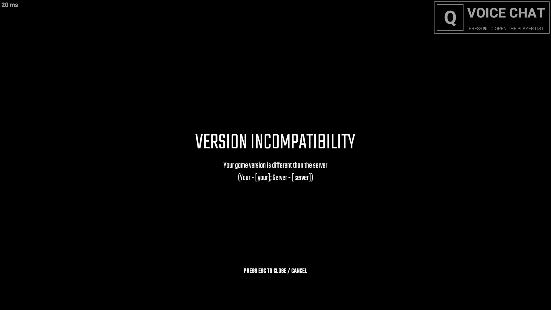 Your Version is different from Server Version · Issue #88 · ServerMod/Smod2 · GitHub