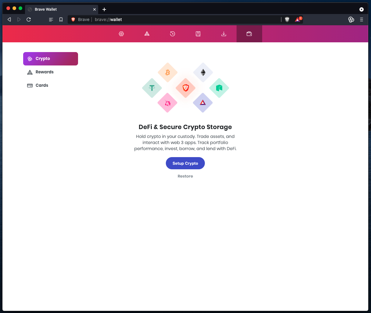 Move Onboarding Inside Wallet Layout Wrapper · Issue 16407 · Bravebrave Browser · Github 