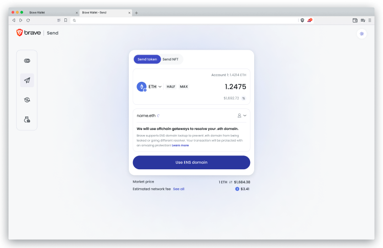 Implement ENS Offchain Lookup for New Send Tab · Issue #27109 · brave/brave-browser · GitHub
