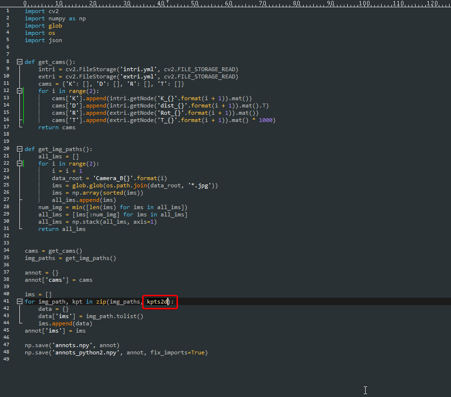 get_annots.py kpts2d missing · Issue #103 · zju3dv/neuralbody · GitHub