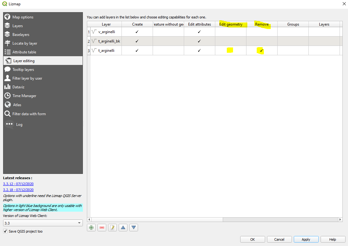 layer editing problem during configuration · Issue #323 · 3liz/lizmap-plugin · GitHub