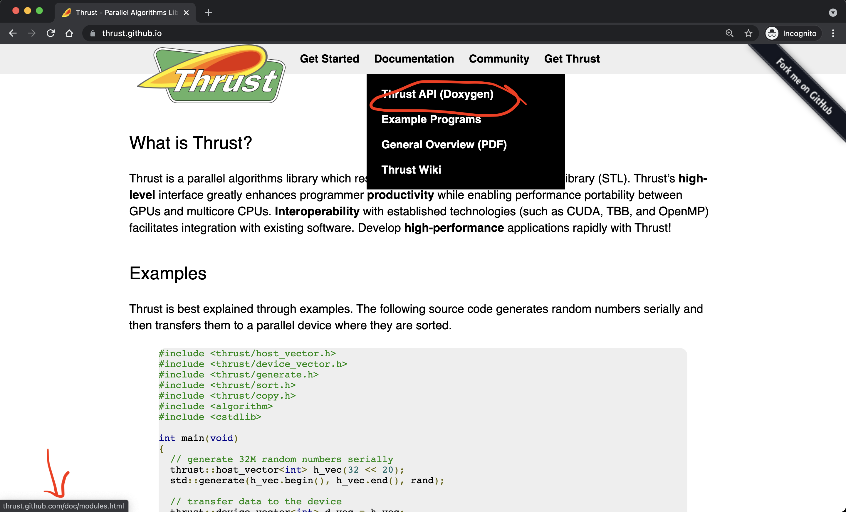 https://thrust.github.io points to http://thrust.github.com, which doesn't exist · Issue #1497 ...