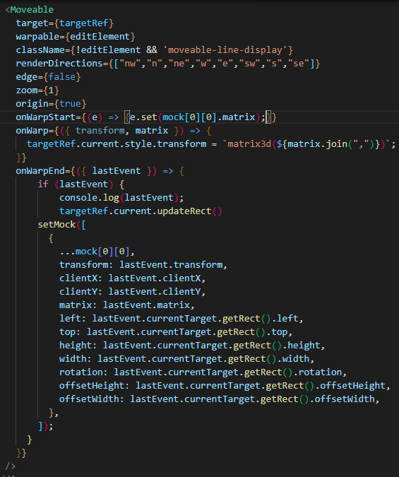 How to call updateRect() to re-render my component and update matrix positions control · Issue ...
