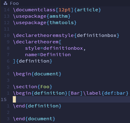 symbols support for thmtools · Issue #894 · latex-lsp/texlab · GitHub