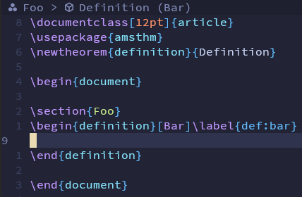 symbols support for thmtools · Issue #894 · latex-lsp/texlab · GitHub