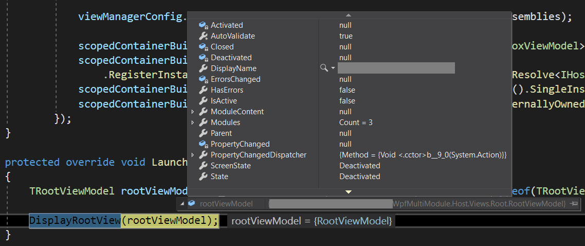 Exception resolving root view-model when using Autofac child lifetime scopes · Issue #109 ...