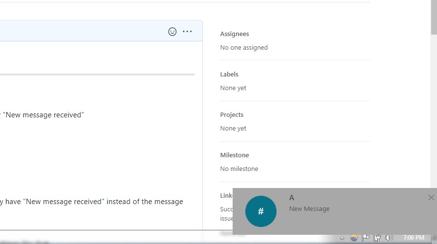 New msg Notification doesn't always show contents · Issue #5393 · signalapp/Signal-Desktop · GitHub