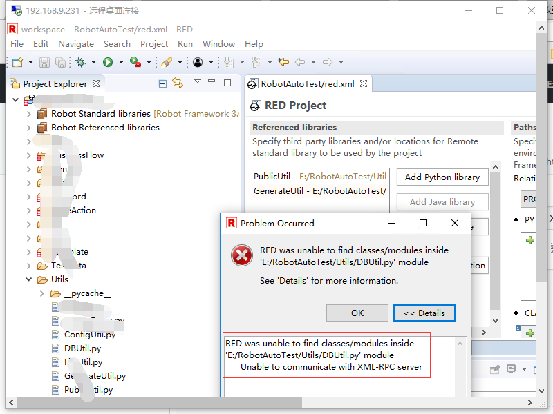Pandas library hangs XML-RPC server · Issue #231 · nokia/RED · GitHub