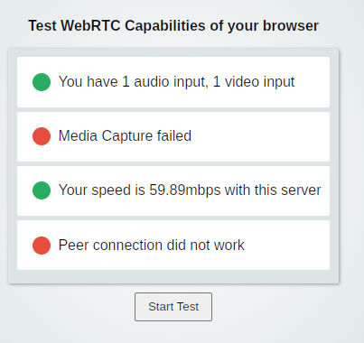 Webrtc peer connection not working? · Issue #2304 · ungoogled-software/ungoogled-chromium · GitHub