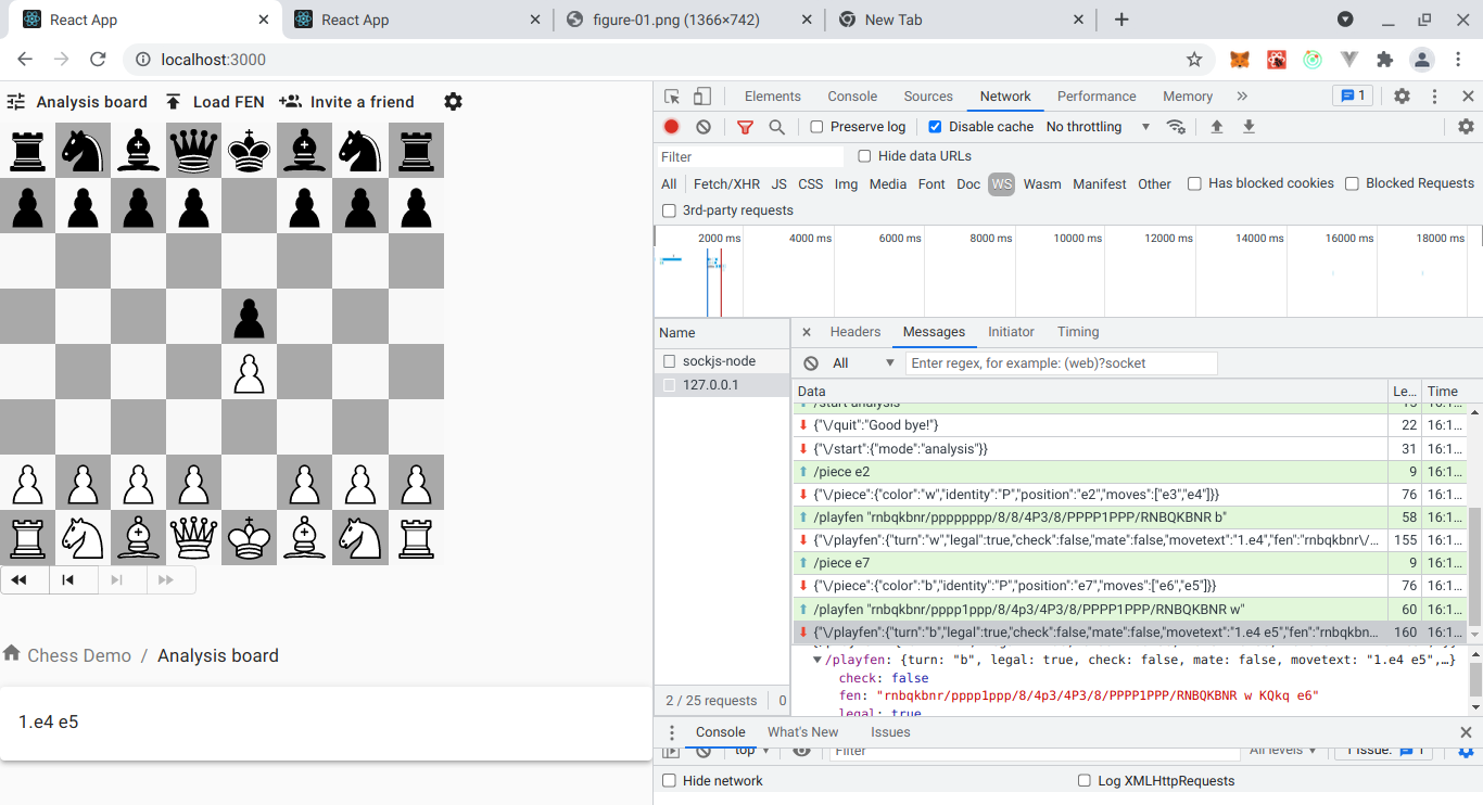 Add a new option to display the FEN string · Issue #139 · chesslablab ...