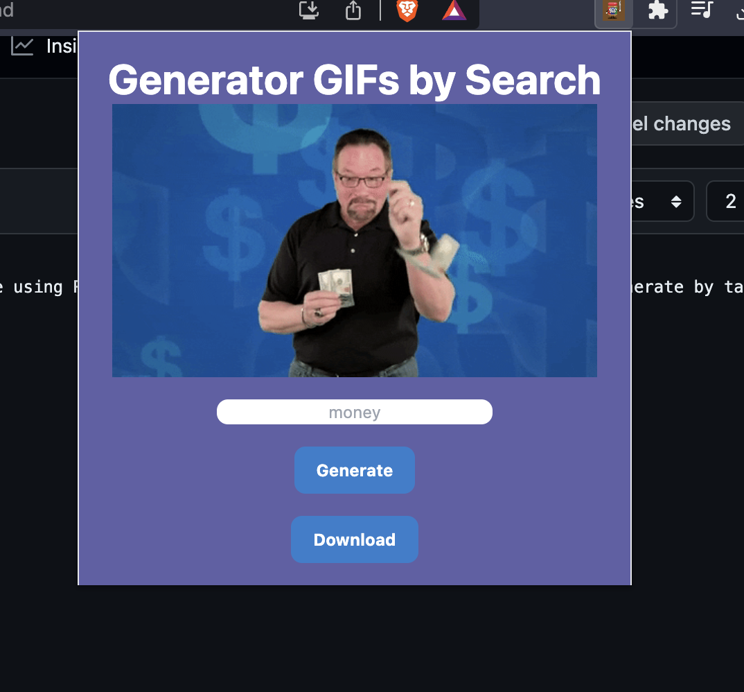 GitHub - KunalPrajapati/GifGenerator-: This Gif generator Browser ...