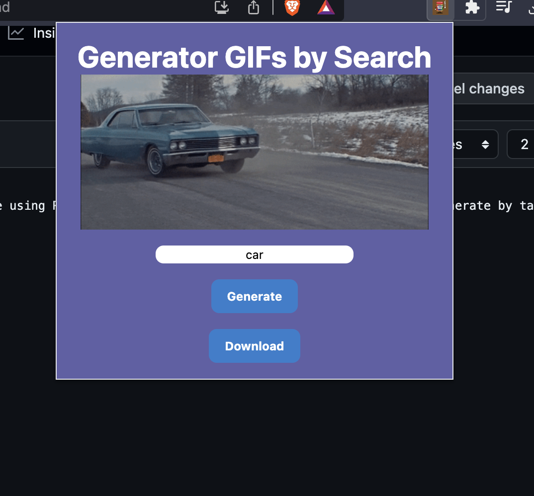 GitHub - KunalPrajapati/GifGenerator-: This Gif generator Browser ...