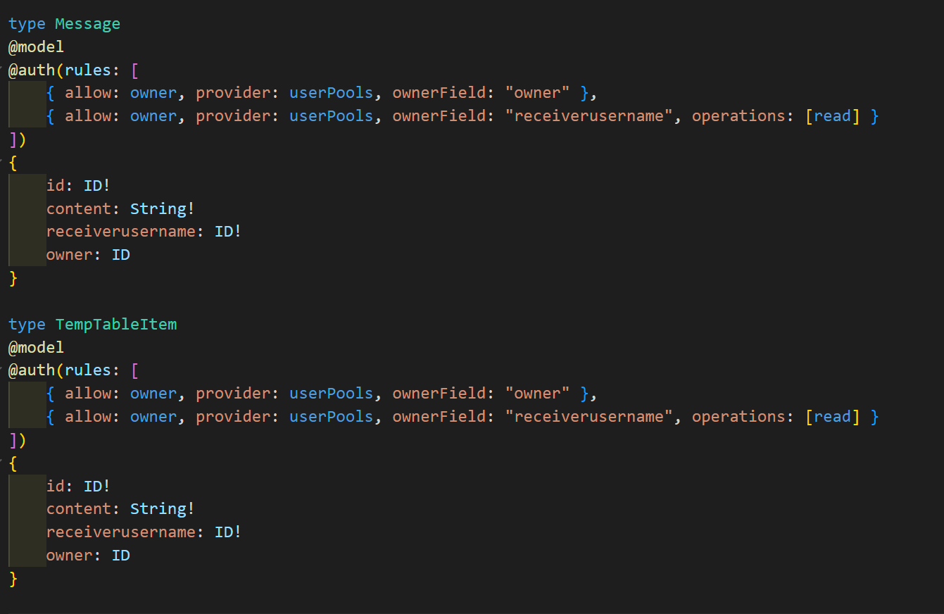 Amplify owner:ID using @auth does not register · Issue #10212 · aws-amplify/amplify-js · GitHub