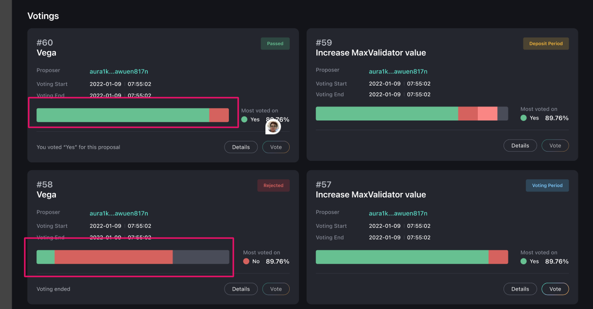 [UI] Improve UI for messages of txns and button · Issue #1030 · aura-nw ...