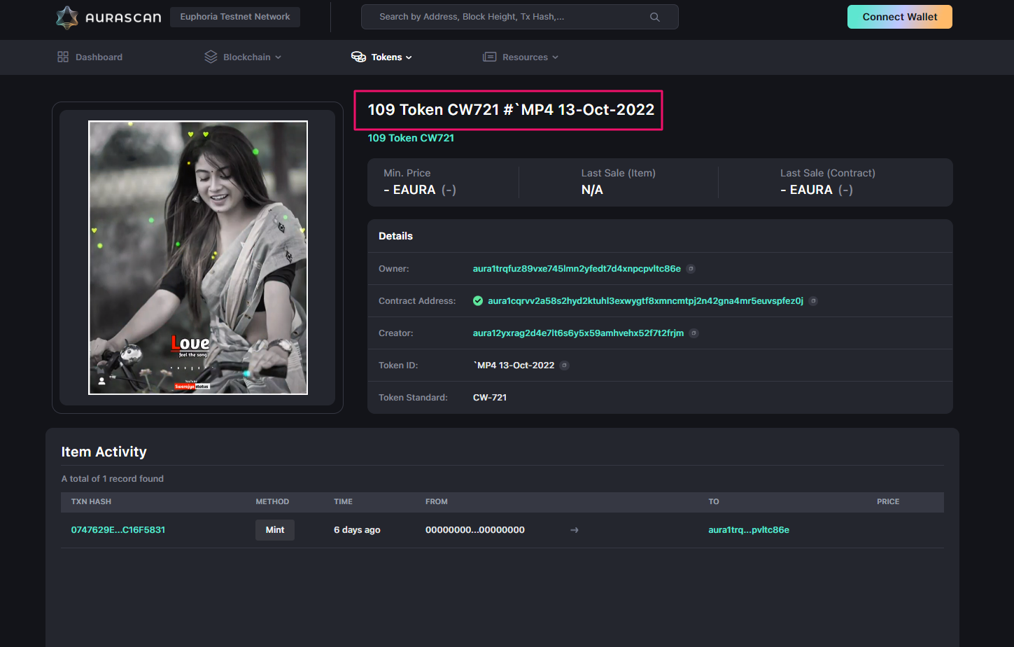 [NFTDetails] Update nft name when nfts have name · Issue #1193 · aura-nw/aurascan · GitHub
