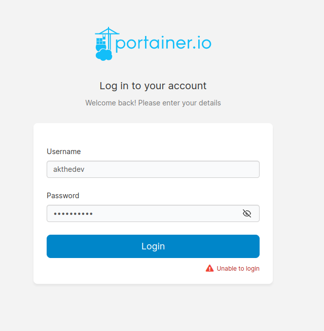 Forgot Password Menu · Issue #7914 · portainer/portainer · GitHub