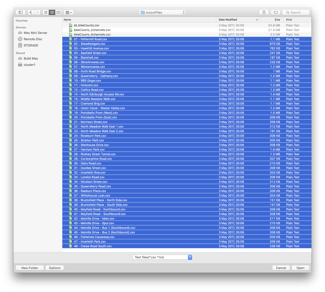 Feature Request Be Able To Select Multiple Files In The Import Csv Dialog · Issue 1002