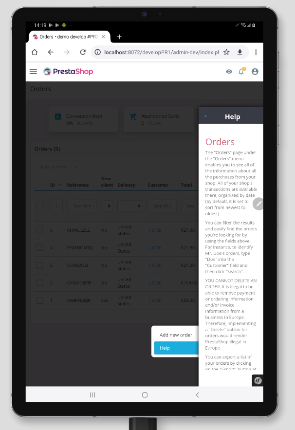 FO - Responsive / Helpbox is not fully responsive with some mobile device format (ipad) · Issue ...